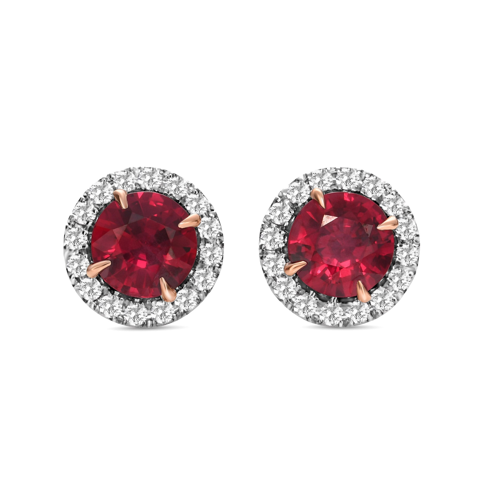 Natural Ruby Earrings For Sale | LEIBISH