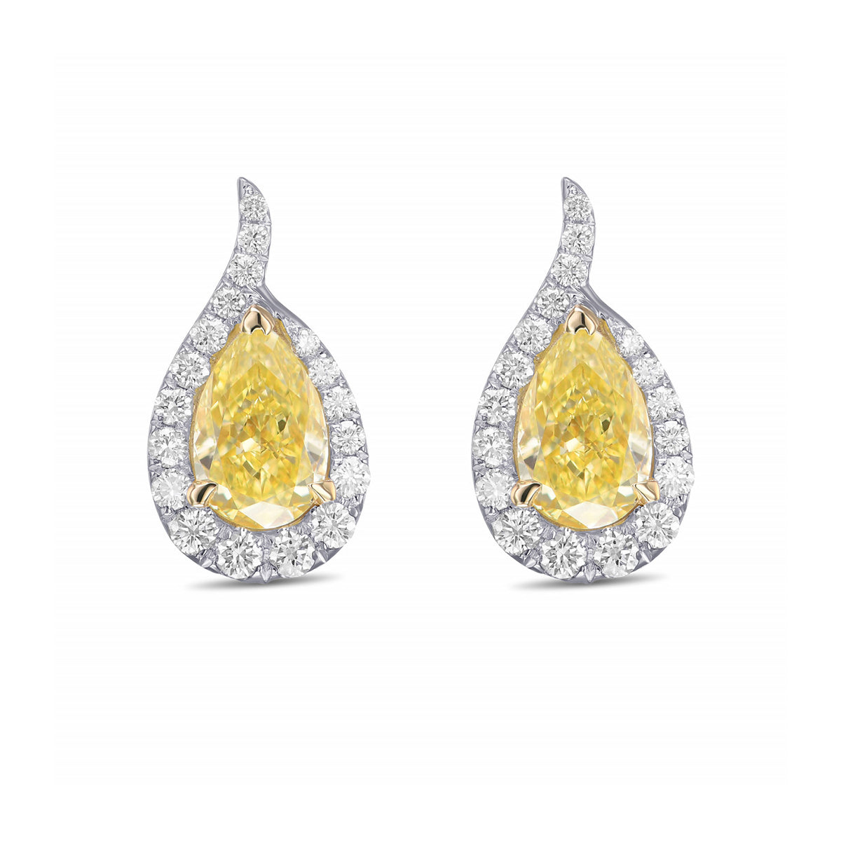 Shop Halo Diamond Earrings | LEIBISH