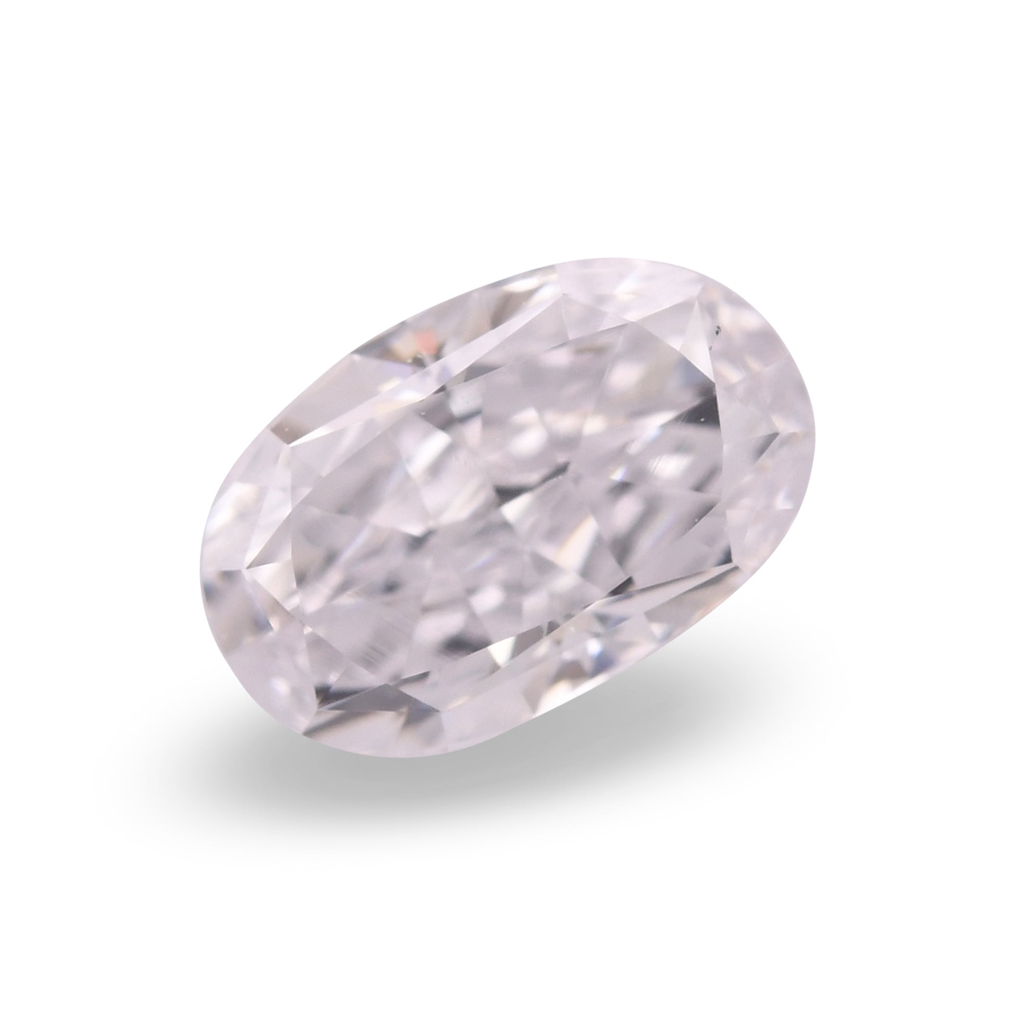 0.56 Carat Faint Pink Oval Diamond IF GIA | LEIBISH