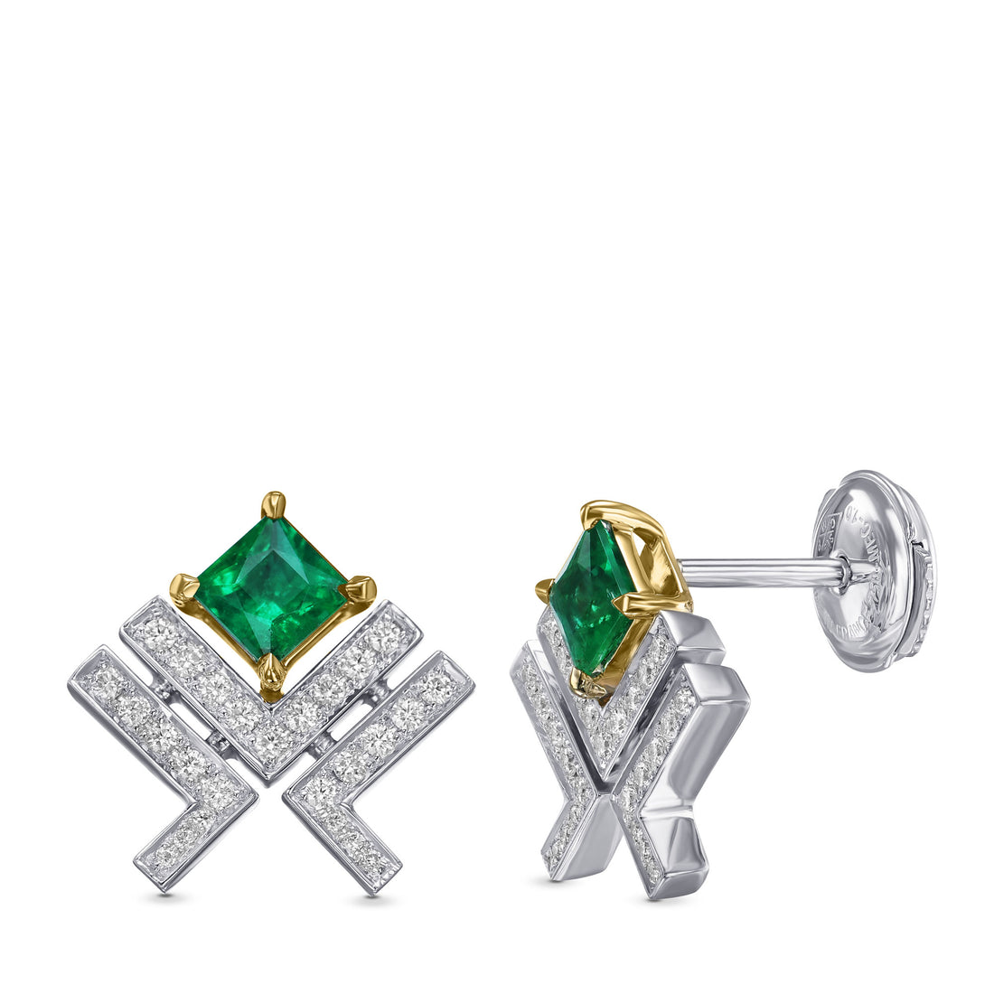 Shop Natural Emerald Earrings | LEIBISH