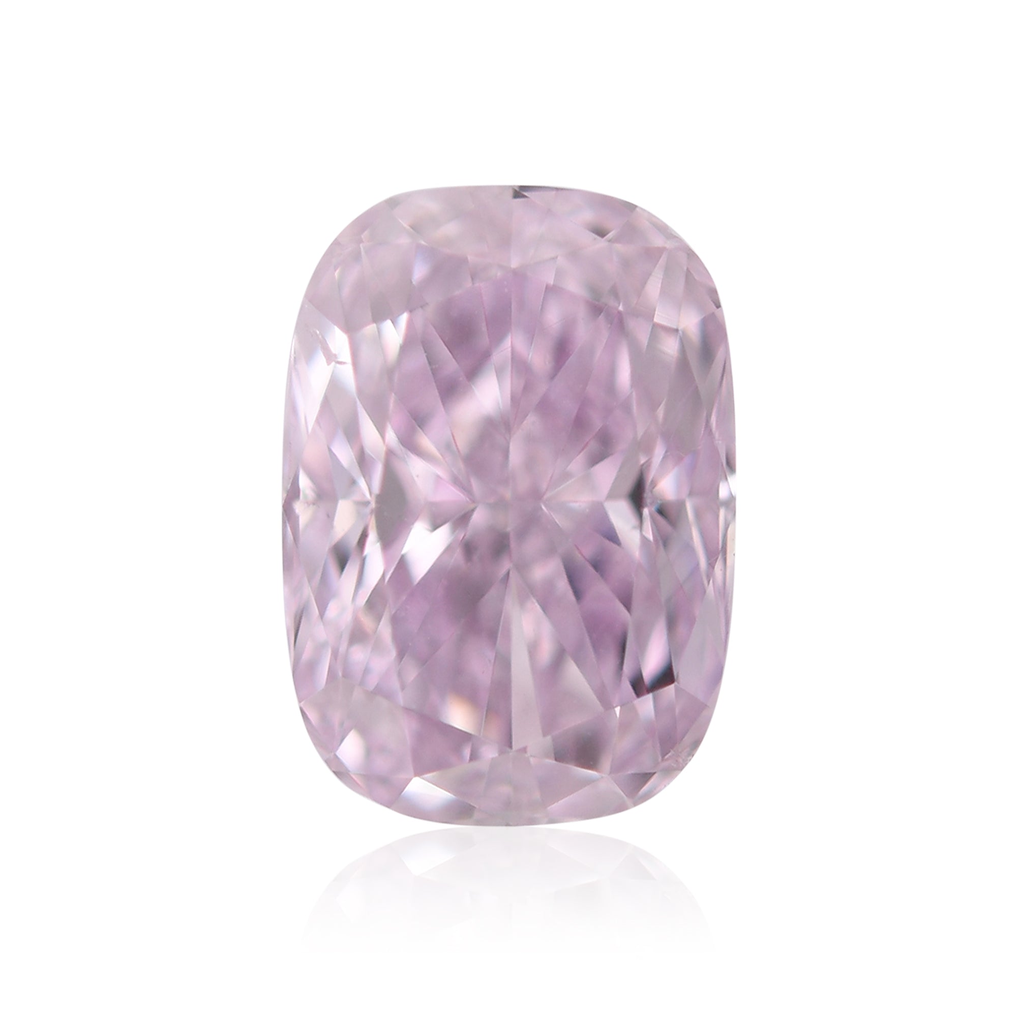 1.00 Carat Fancy Pink Purple Cushion Diamond SI2 GIA | LEIBISH